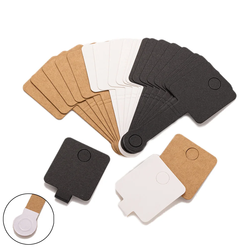 50Pcs-4x10cm-Fold-Over-Paper-Cardboard-Keychain-Self-Adhesive-Cards ...
