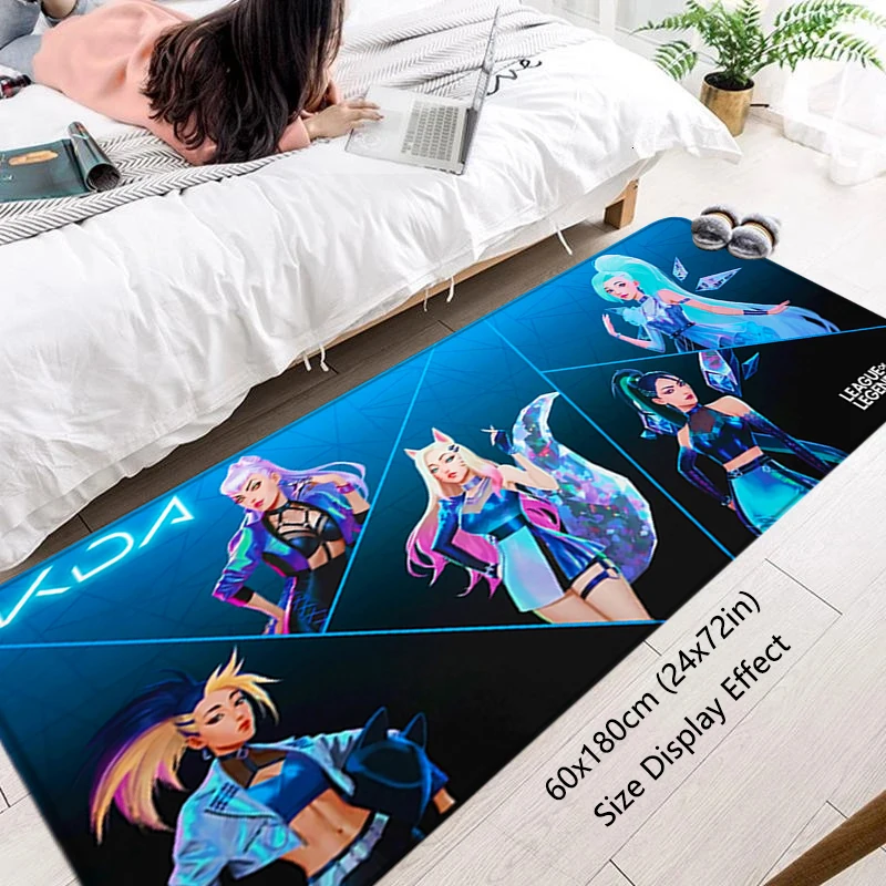 Alfombras-KDA-para-sala-de-estar-Felpudo-de-entrada-alfombra-Kawaii-alfombrilla-antideslizante ...