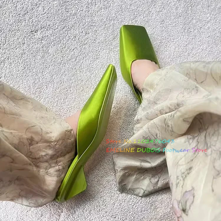 French-Style-Satin-Muller-Shoes-2024-New-Cat-Heel-Baotou-Half-Slippers ...