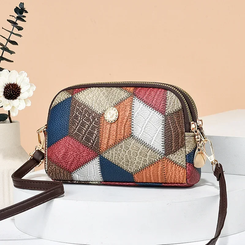 2025-New-Colorful-Spliced-Women-s-Small-Square-Shoulder-Bag-Trend ...