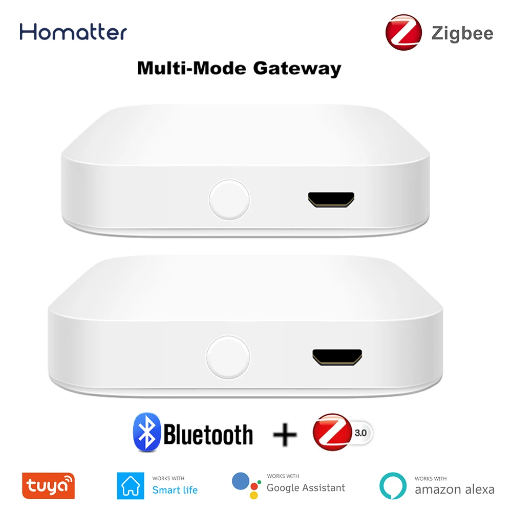 Homatter Tuya Smart Wireless Gateway Hub WiFi Bluetooth Zigbee 3.0 ...