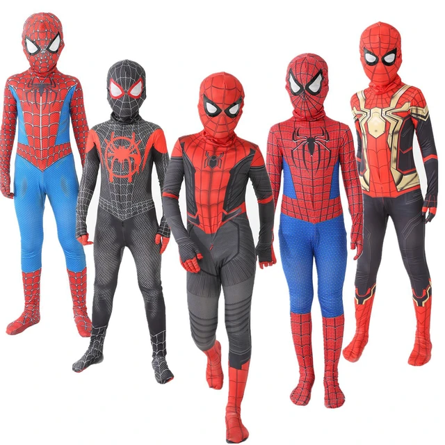 Morphsuit Spiderman Black