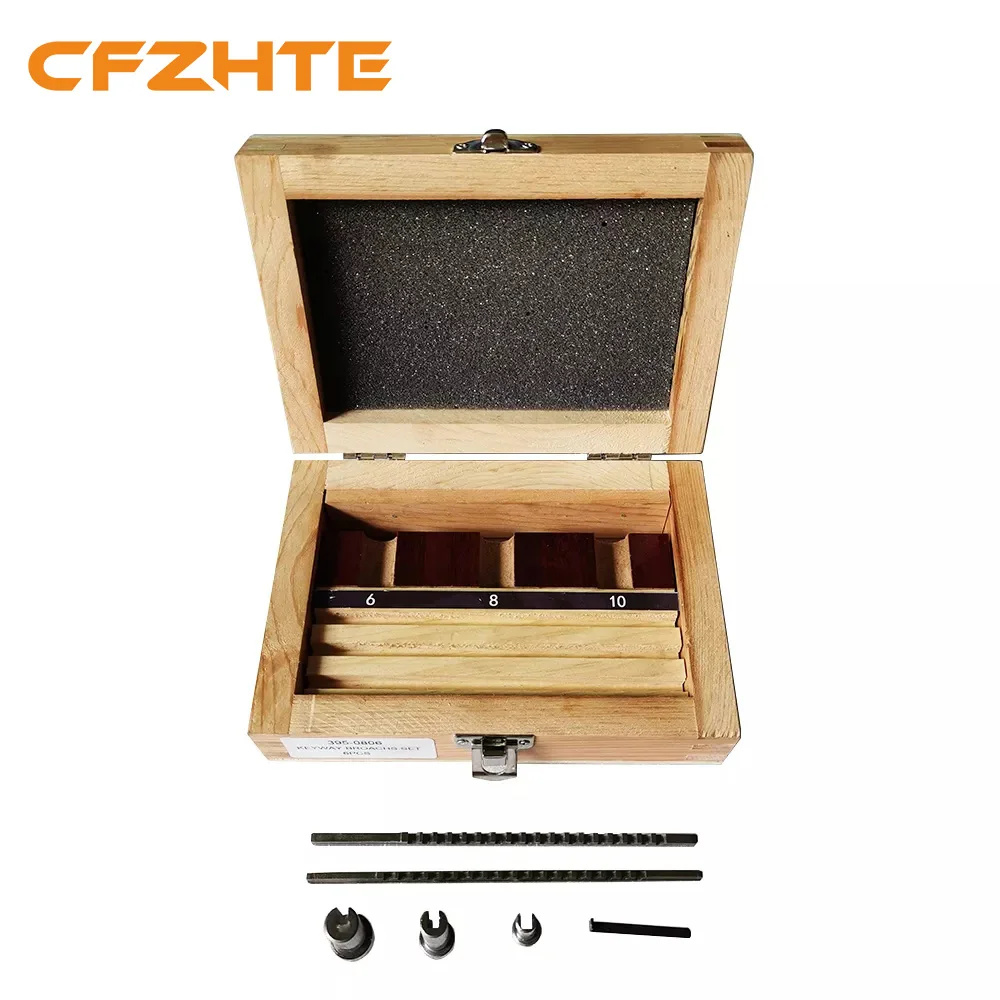 HSS Keyway Broach Set Metric Sized 2mm 3mm Broaches 6/8/10 Collared ...