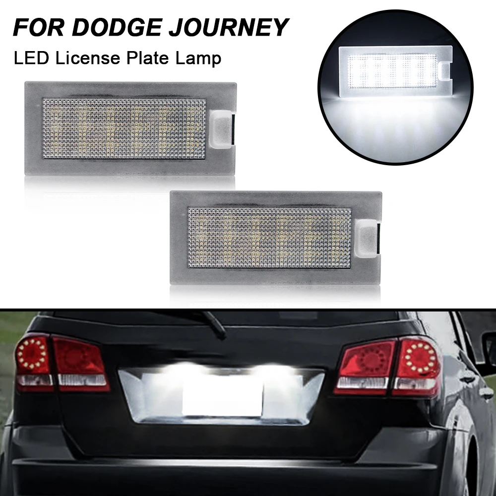 Numero-LED-luci-targa-per-Dodge-Journey-Fiat-Freemont-2-pezzi-con ...