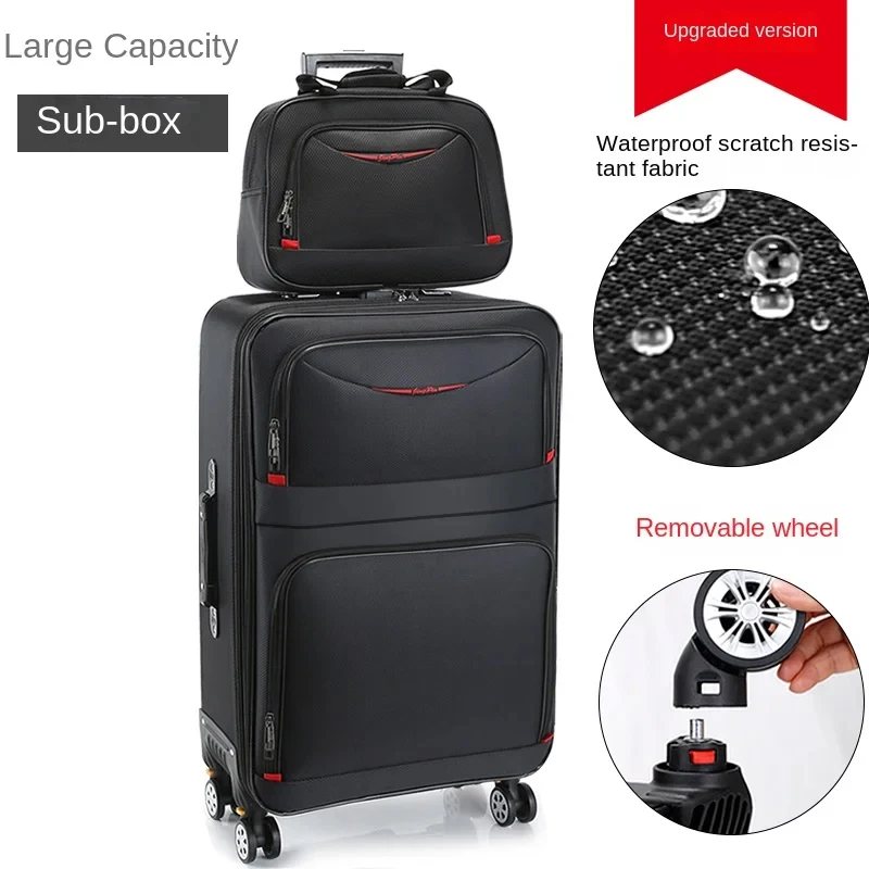 Large-Capacity-Luggage-Set-Student-Trolley-Case-Waterproof-Detachable ...