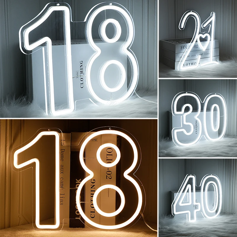 Neon-Sign-30-Number-Letter-40-Led-Lights-Custom-Night-Light-For-Home ...