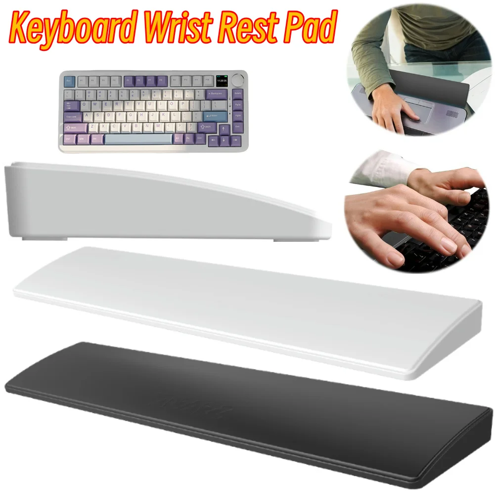 81 Keys Gaming Keyboard Wrist Rest Pad Ergonometric Anti-Slip Rubber ...