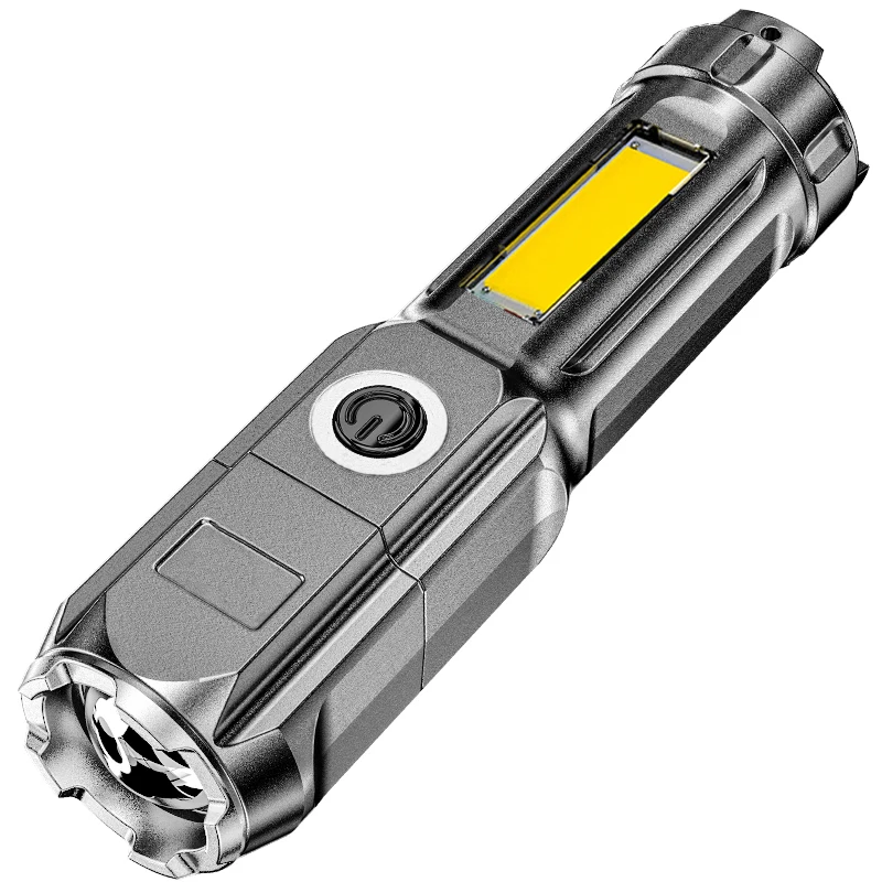 Smiling-Shark-Super-Bright-Rechargeable-Flashlight-High-Power-LED-Tactical-Flashlights ...
