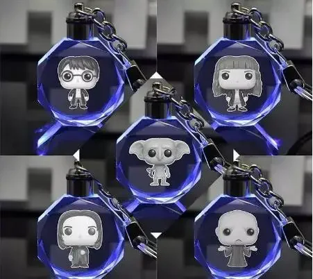 Harried-Potter-Keychain-toys-Crystal-Seven-Color-Light-Octagonal-Potter ...