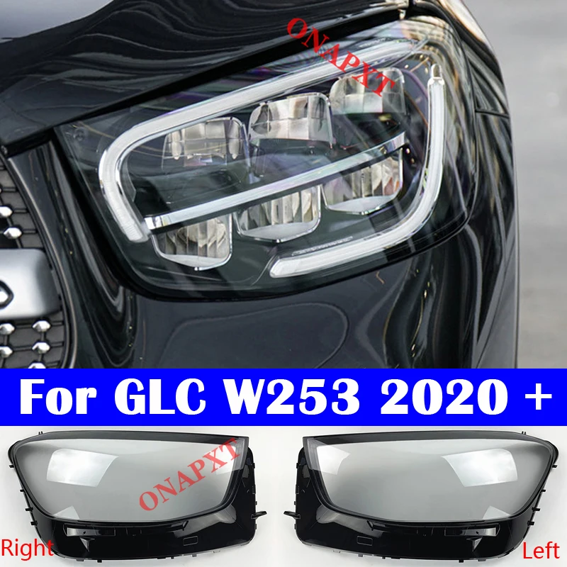 Car Front Headlight Cover For Mercedes-Benz GLC W253 GLC200 GLC260 ...