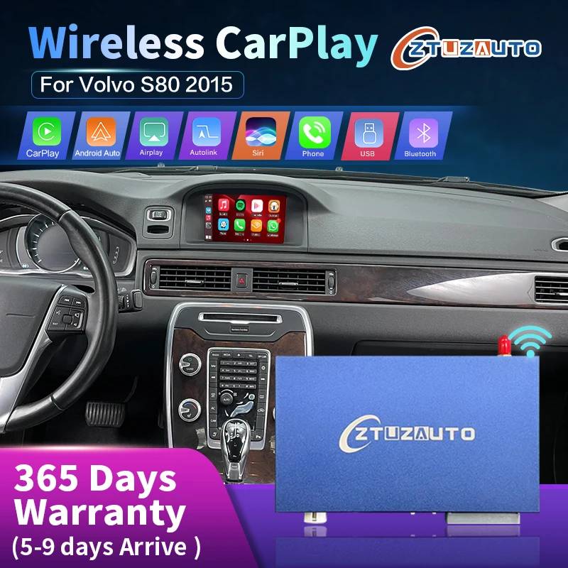 Wireless-CarPlay-for-Volvo-S80-2015-7-LCD-ScreenAndroid-Auto-Interface ...