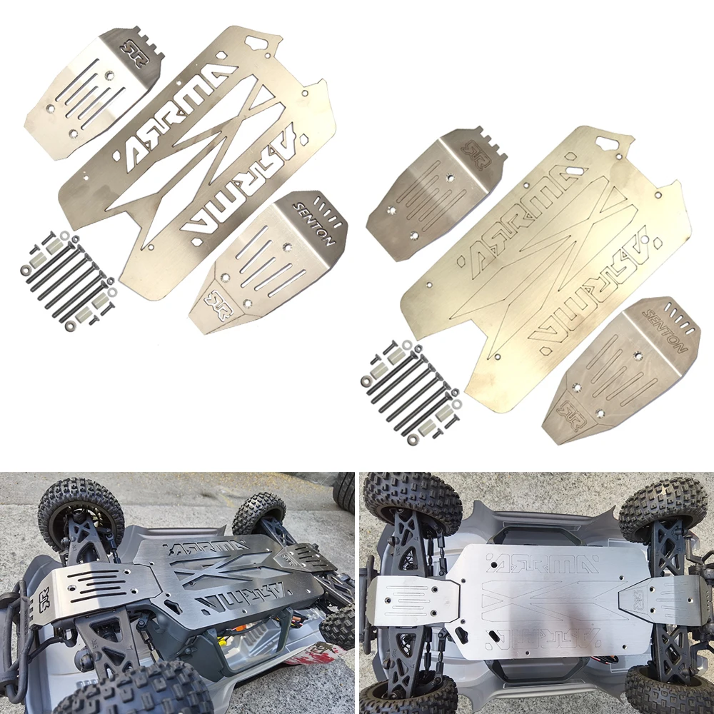 GPM-Metal-Stainless-steel-Chassis-Armor-bottom-Protection-Board-Plate ...