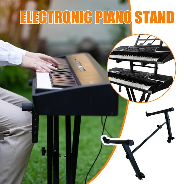 Keyboard Stand Sheet Music Stands In Musical Instrument Stands | Black ...