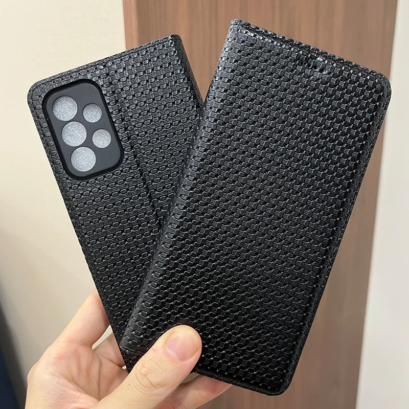 Magnet Genuine Leather Skin Flip Wallet Book Phone Case Cover On For ...