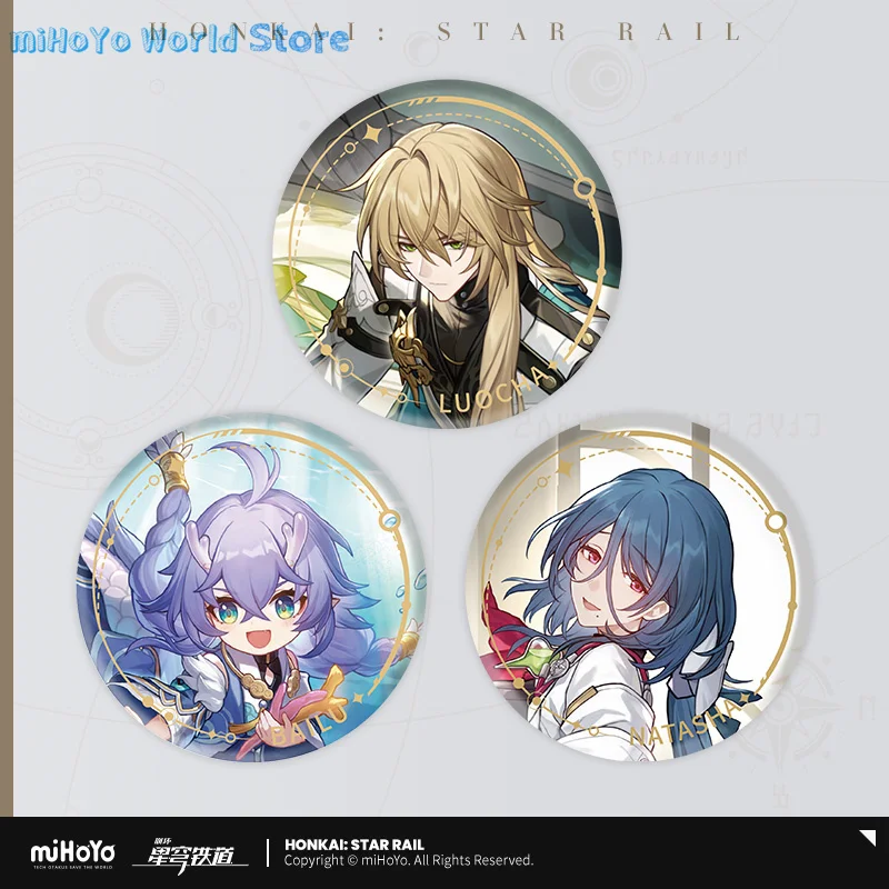 MiHoYo-insignia-oficial-de-Honkai-Star-Rail-de-Luocha-personajes-de-la ...