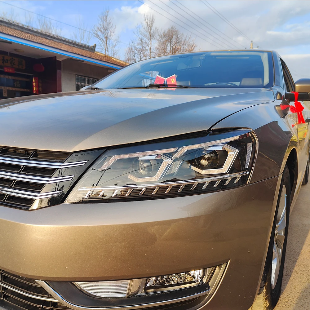 For Passat B7 US Version 2011-2015 Car Front Light Assembly Upgrade ...