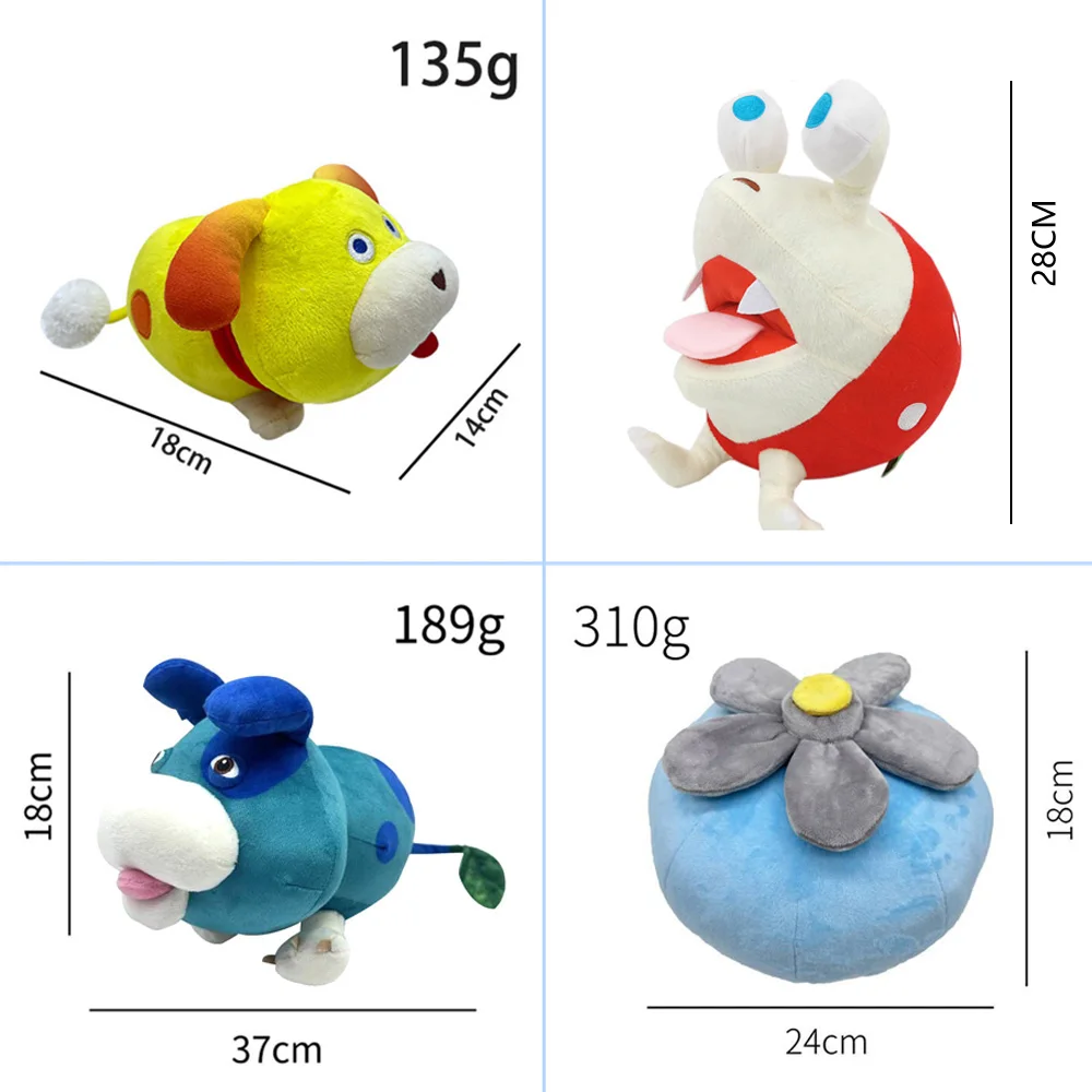 5PCS-Pikmin-Oatchi-Bulborb-Chappy-18-37CM-Plush-Toys-Soft-Stuffed-Toys ...