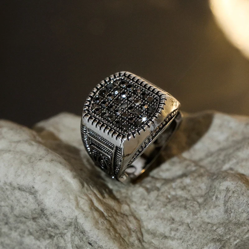 New European and American Style Hip-Hop 24K Gold Full Diamond Alloy ...