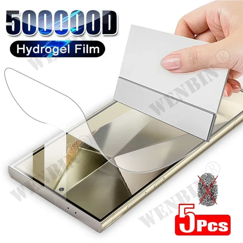 5-Pcs-Hydrogel-Film-For-Samsung-S24-S23-S22-S21-S20-Ultra-Plus-S24-FE ...