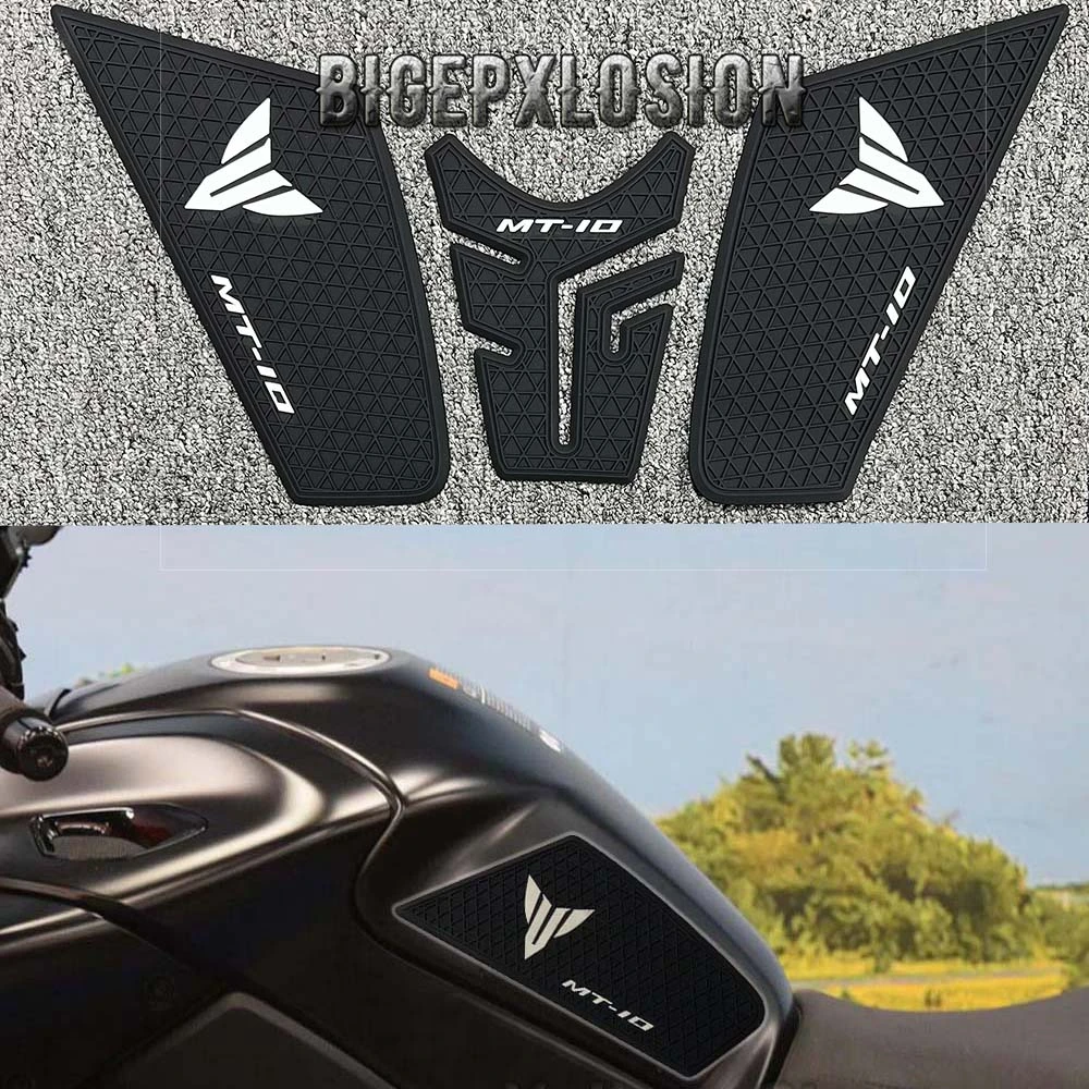 New Mt-10 Side Fuel Tank Pad Tank Pads Protector Stickers Knee Grip ...