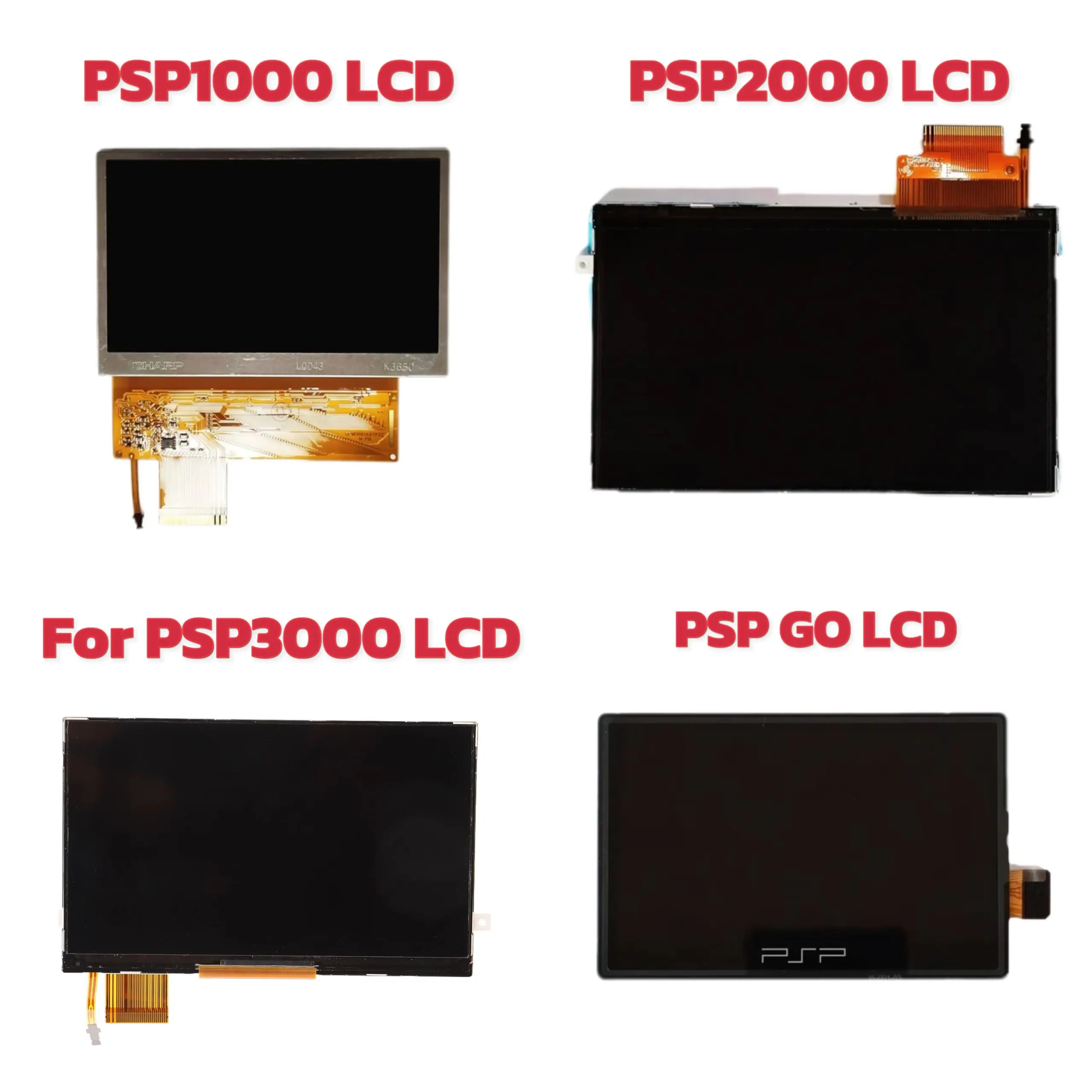New-Original-Replacement-LCD-Display-Screen-For-Sony-PSP3000-PSP2000 ...