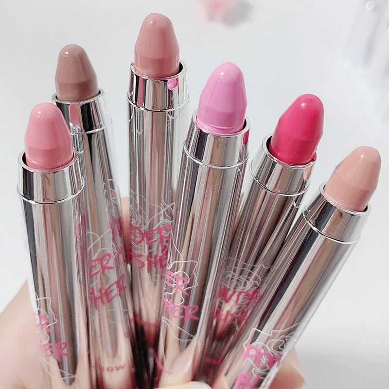Pink Blush Pencil Shadow Pen Facial Cheek Expanding & Shrinking Color ...
