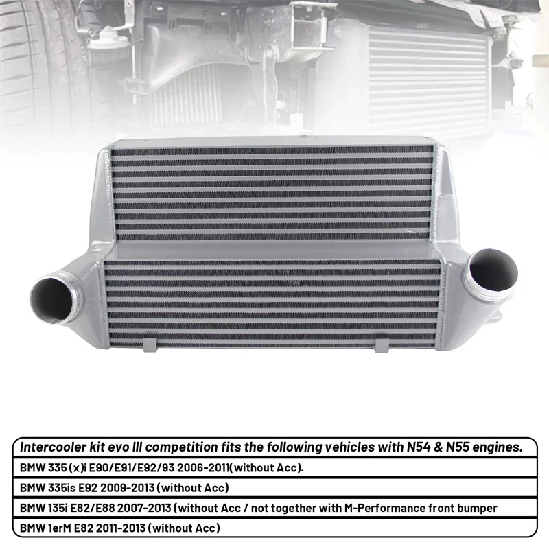 Intercooler-para-coche-nuevo-motor-para-EVO3-335i-BMW-E90-E91-E92-93 ...