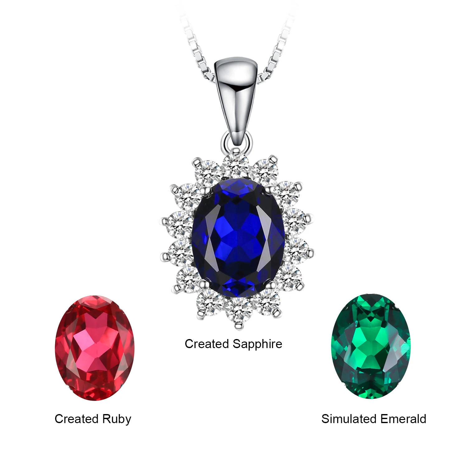 Blue Ruby Necklace | atelier-yuwa.ciao.jp