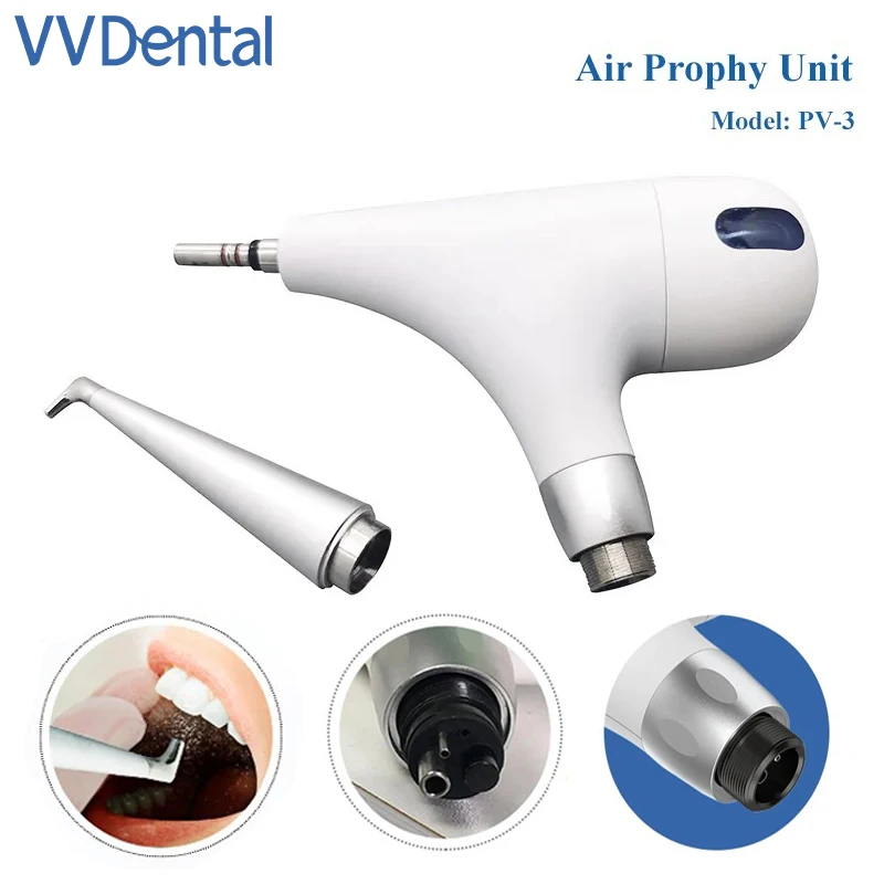 VVDental Air Prophy Unit Air Flow Dental Tooth Whitening Sandblasting Gun Spray Polisher Jet Air ...