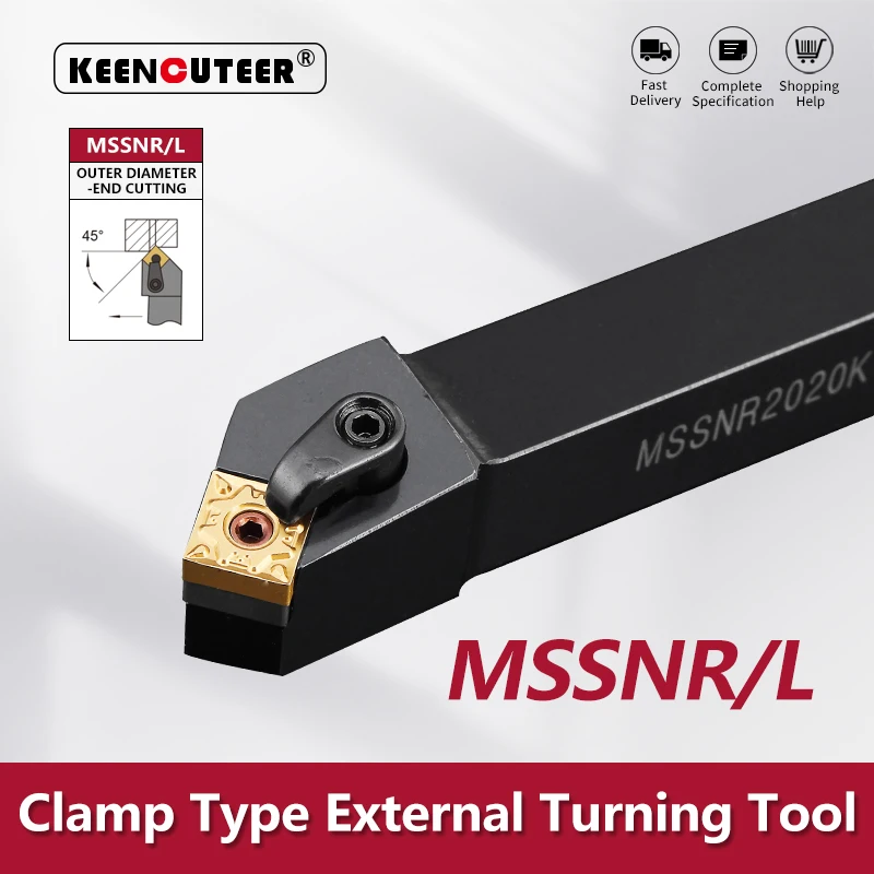 MSSNR1616 MSSNR2020 MSSNR2525 MSSNR3232 External Turning Tool MSSNR MSSNL Lathe Bar Turning ...