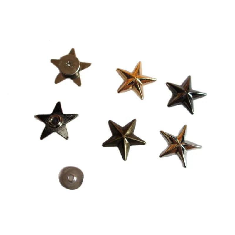 Remaches-de-estrella-de-cinco-puntos-10-piezas-tachuelas-para-zapatos ...