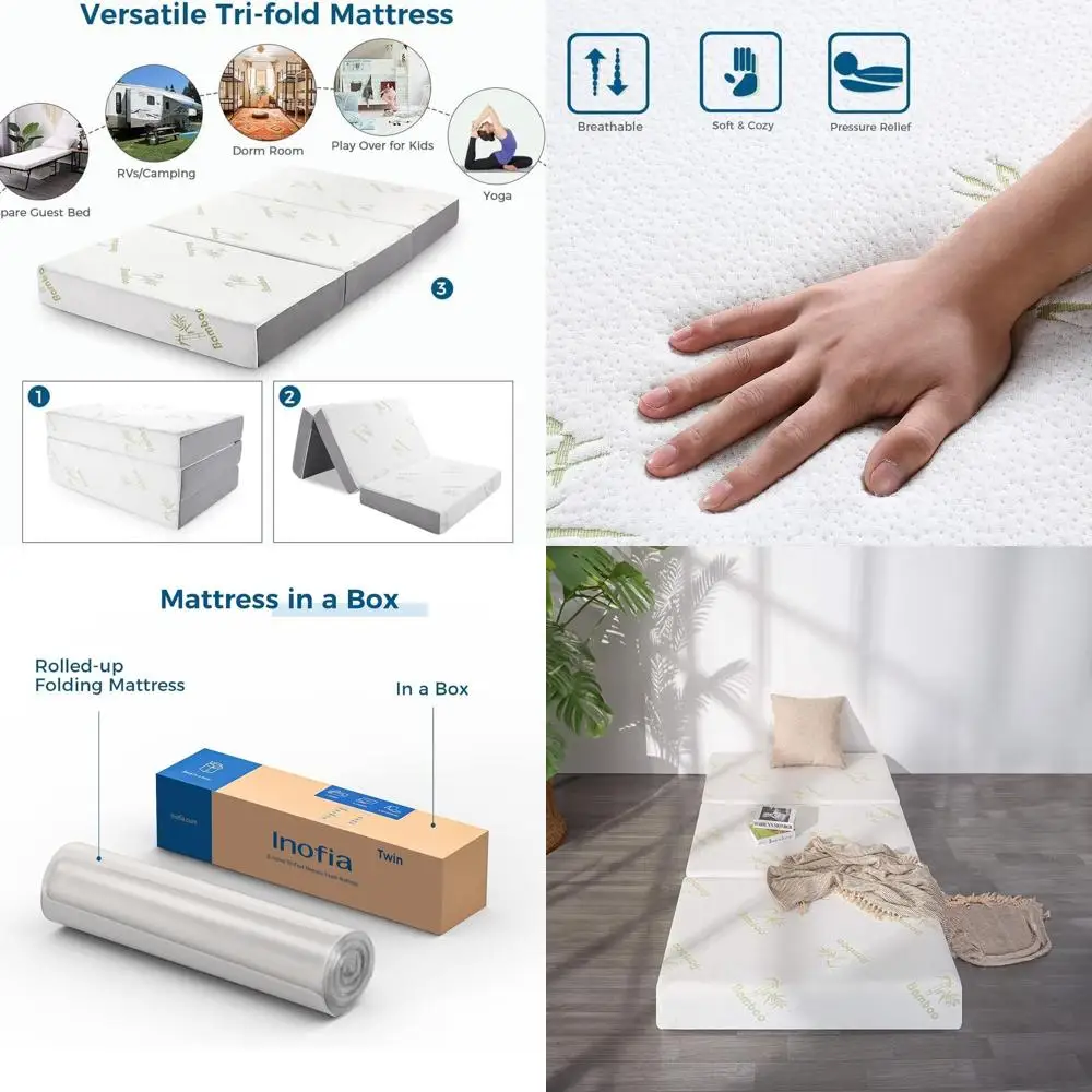 Compact 6 Single Memory Foam Mattress with Removable Soft Cover ...