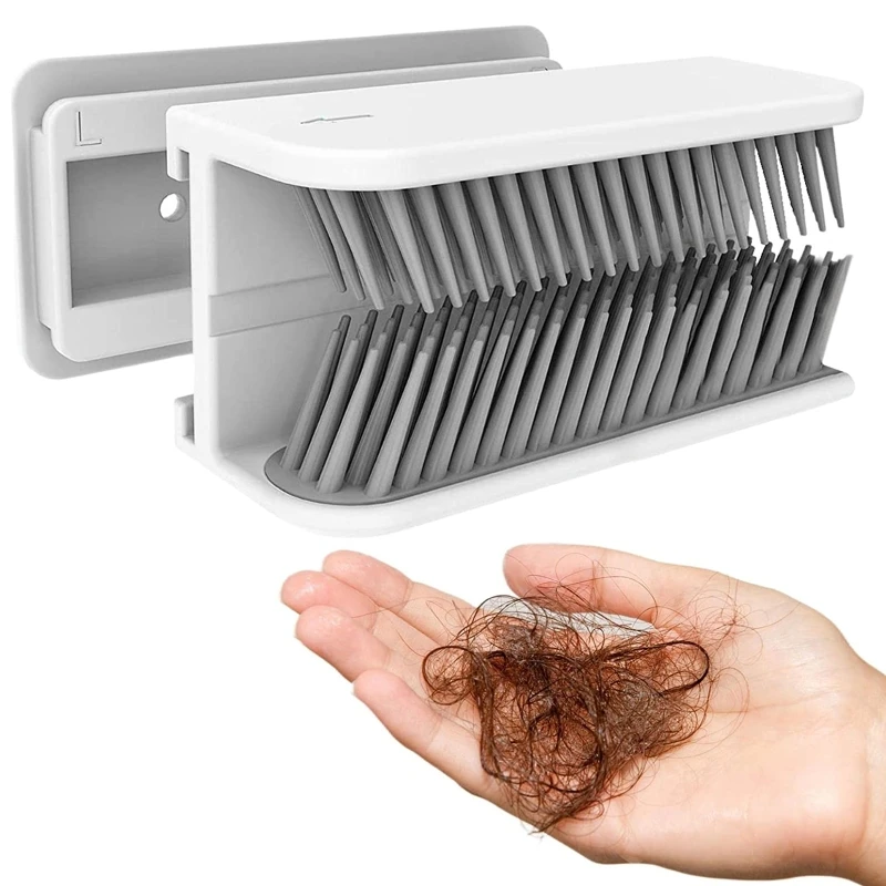 Hair-Catcher-Hair-Grabber-Grabs-Traps-Shed-Hair-in-Shower-Wall-Mounted ...