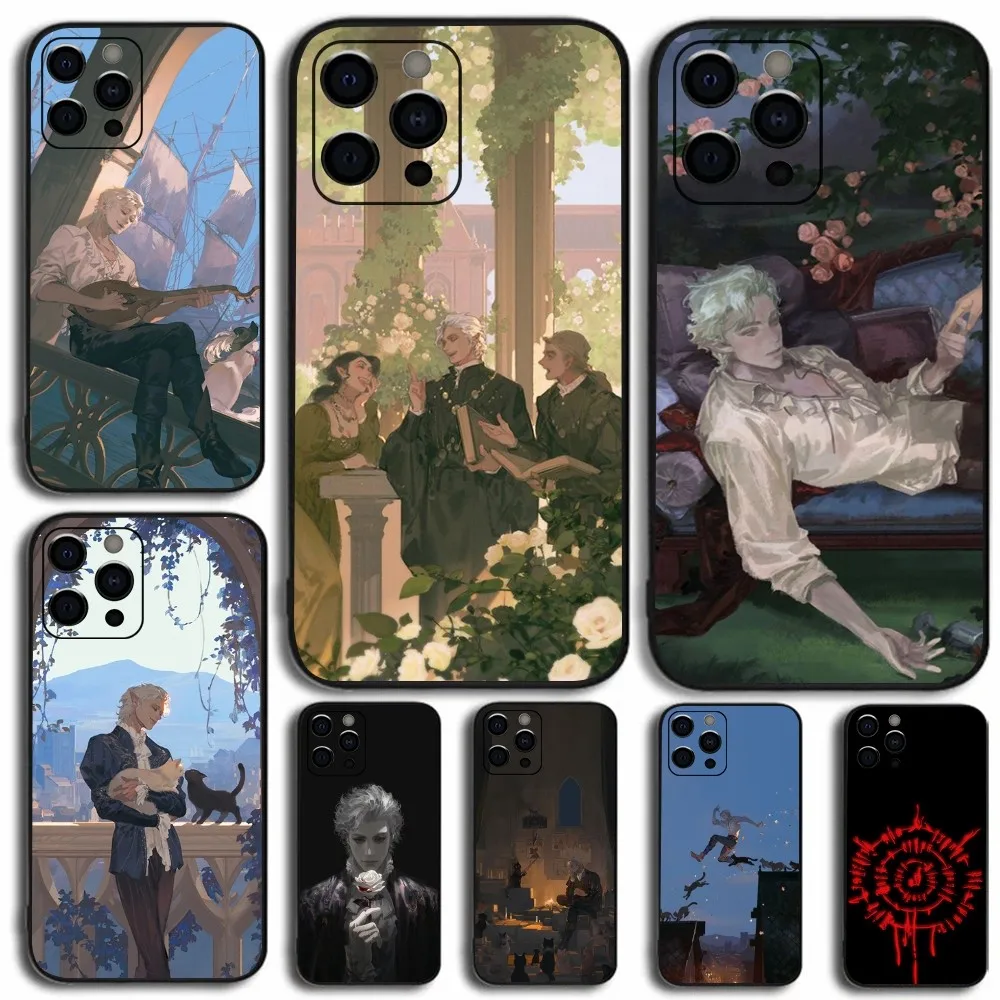 B-Baldurs G-Gate 3 Astarion Phone Case For Apple iPhone 15,14,13,12,11 ...