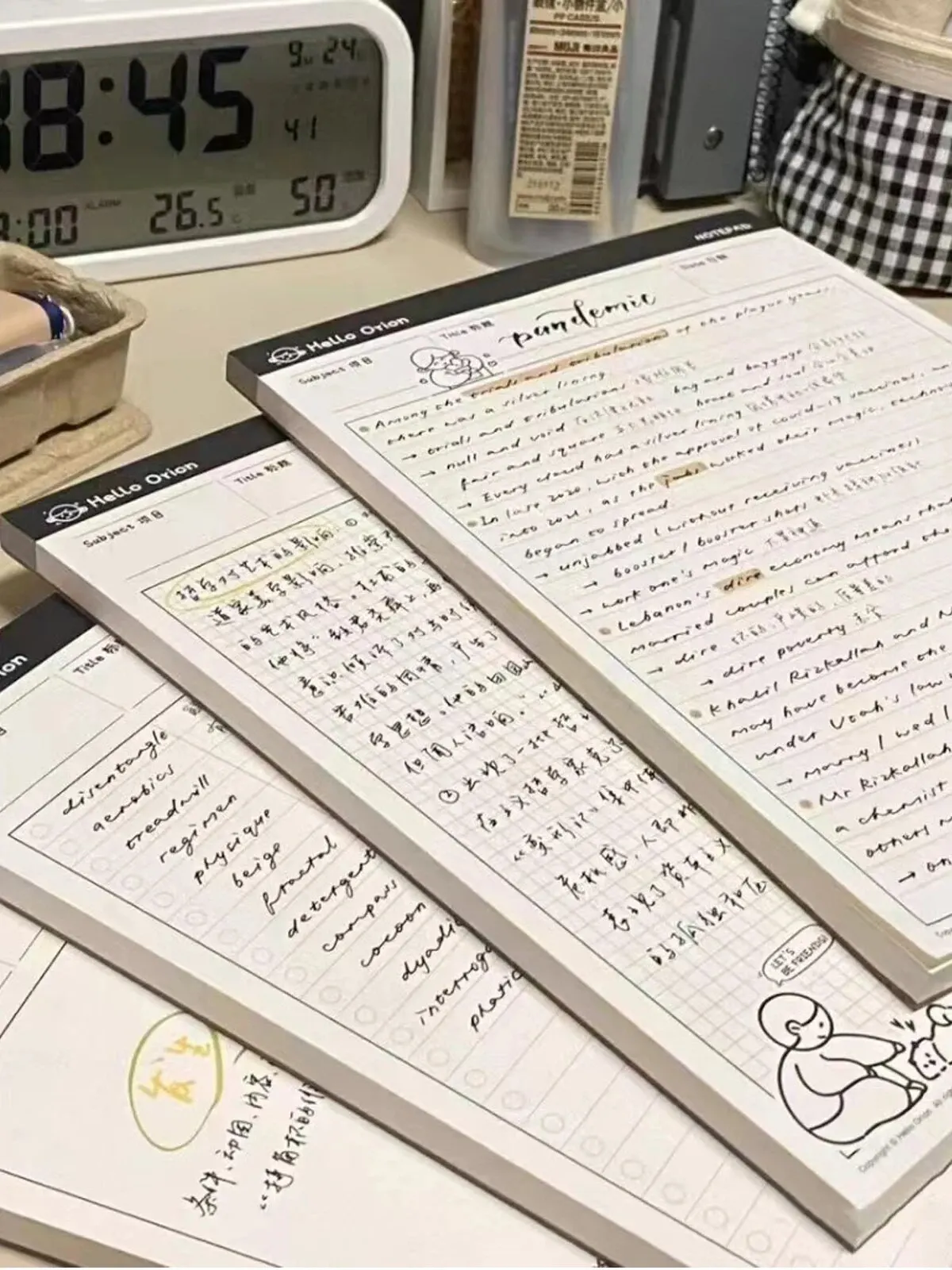 1PC-B5-Sticky-Note-Paper-Simple-and-Tear-off-Paper-Learning-Supplies ...