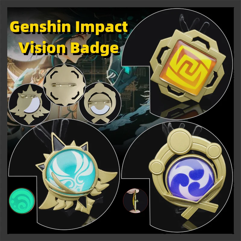 Game-Genshin-Impact-Vision-Luminous-Brooch-Vendi-Xiao-Zhongli-Kazuha-7 ...