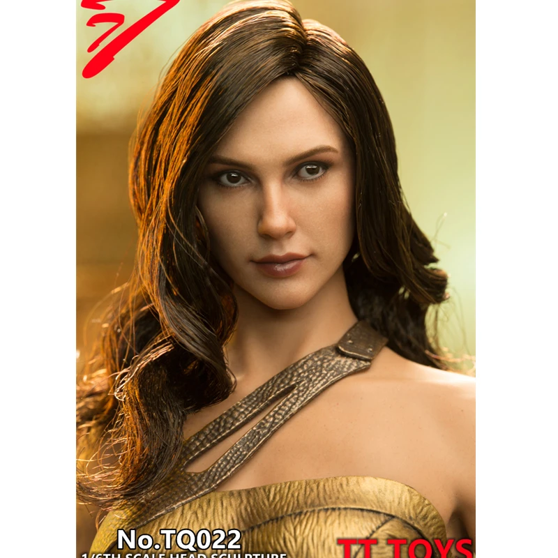 Figura de acción de Wonder Girl Diana Gal Gadot a escala 1/6, cabeza ...