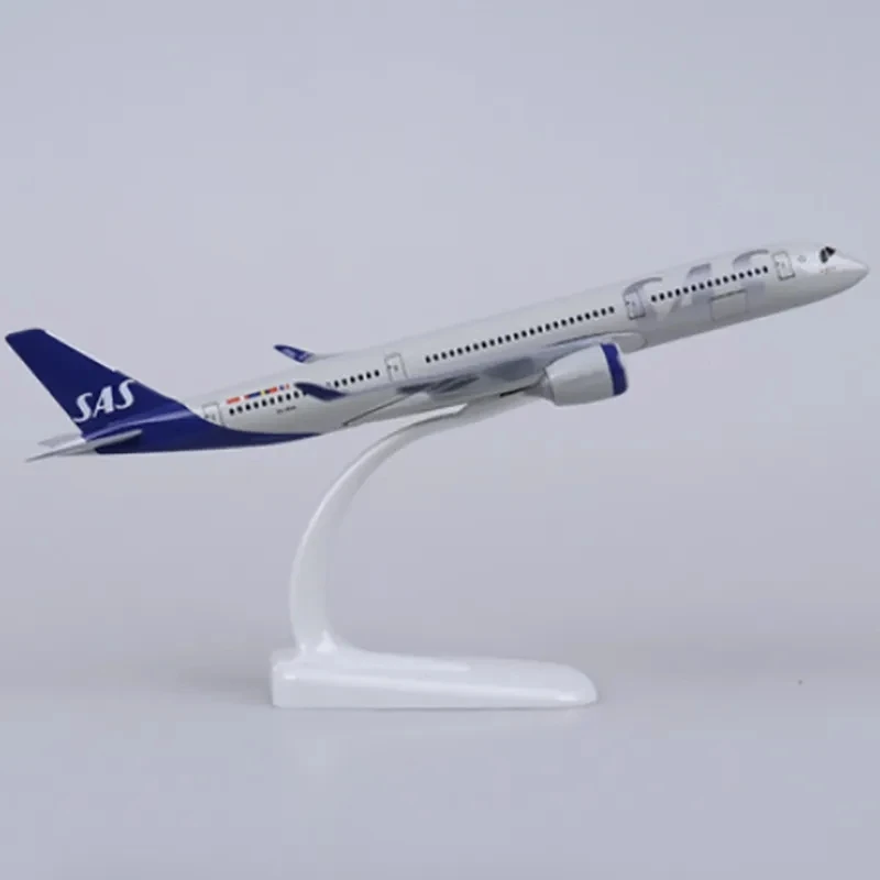 20CM 1:400 Scale A350 SAS Airlines Airplanes Plane Aircraft Alloy Model ...