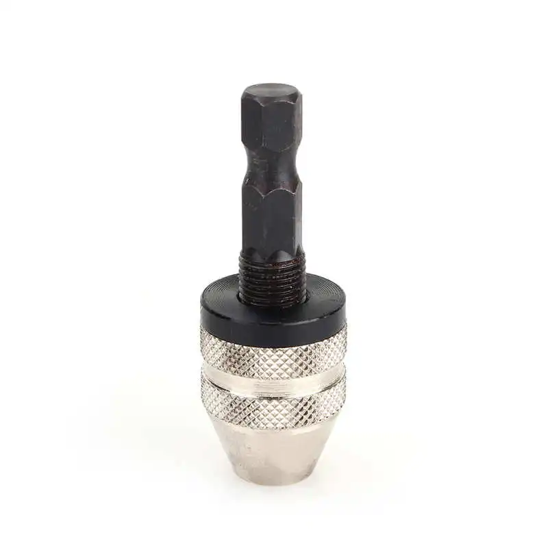 Mini Keyless Drill Chuck 1/4" 0.3~3.6mm Keyless Drill Bit Chuck Hex ...