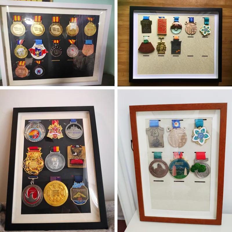 Medal-Display-Rack-Wall-Mounted-Marathon-Medal-Storage-Frame-Badge ...