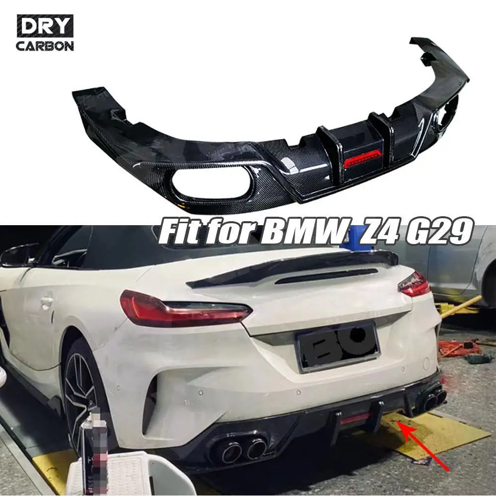 Carbon Fiber Rear Diffuser Bumper Lip Bodykits For Bmw Z4 G29 M Sport ...