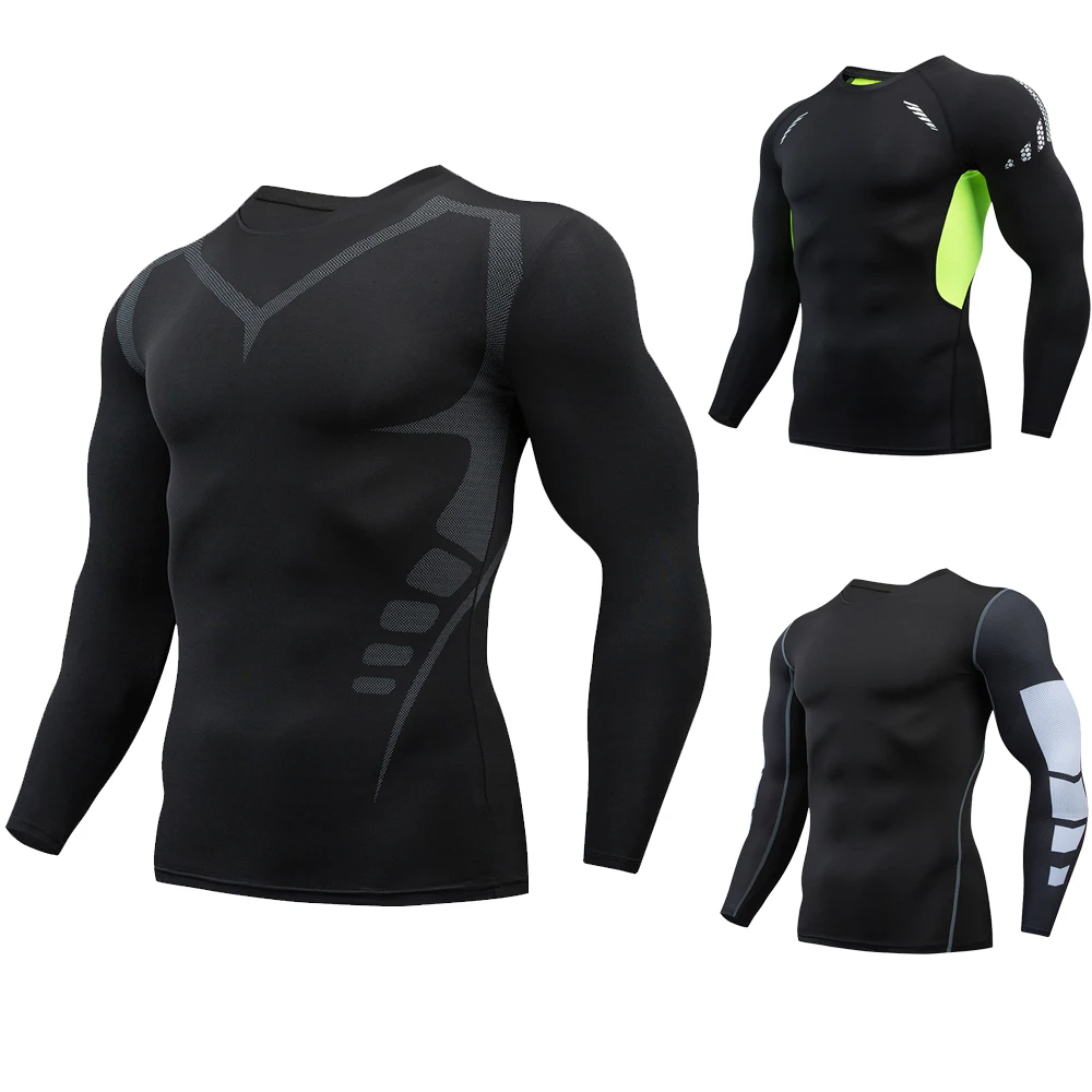 Tough-Guy-Gym-Compression-Men-t-Shirt-Long-Sleeve-Rashguard-Fitness ...