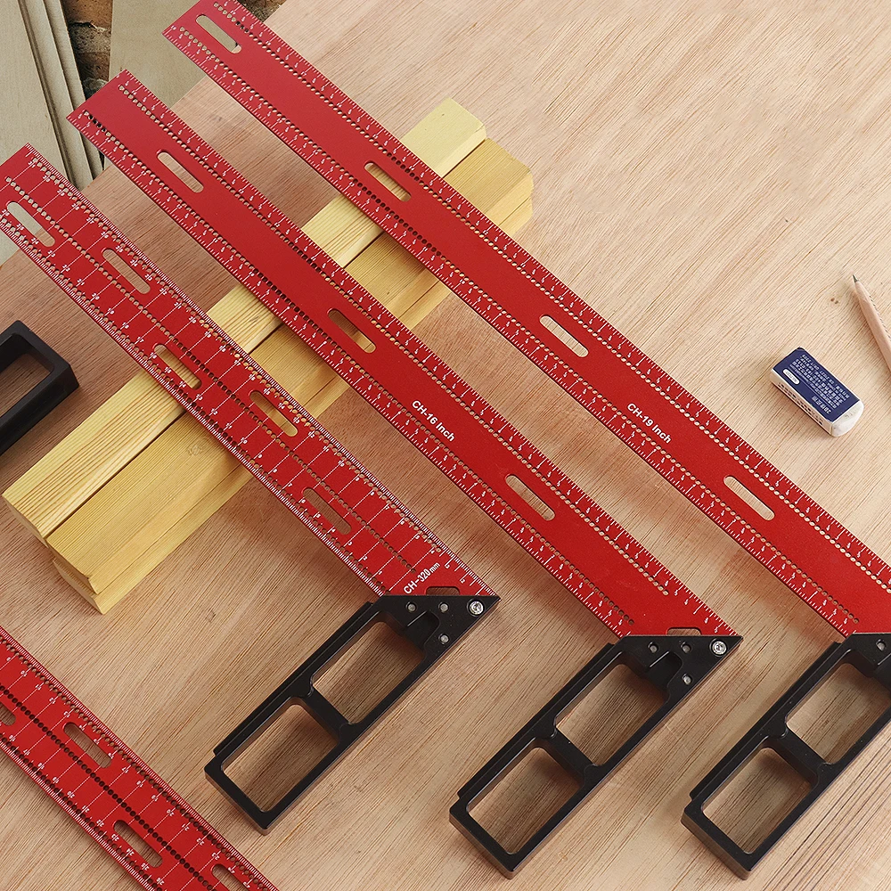 Woodworking-Scribe-L-Type-Hole-Ruler-Aluminum-Precision-Line-Drawing ...