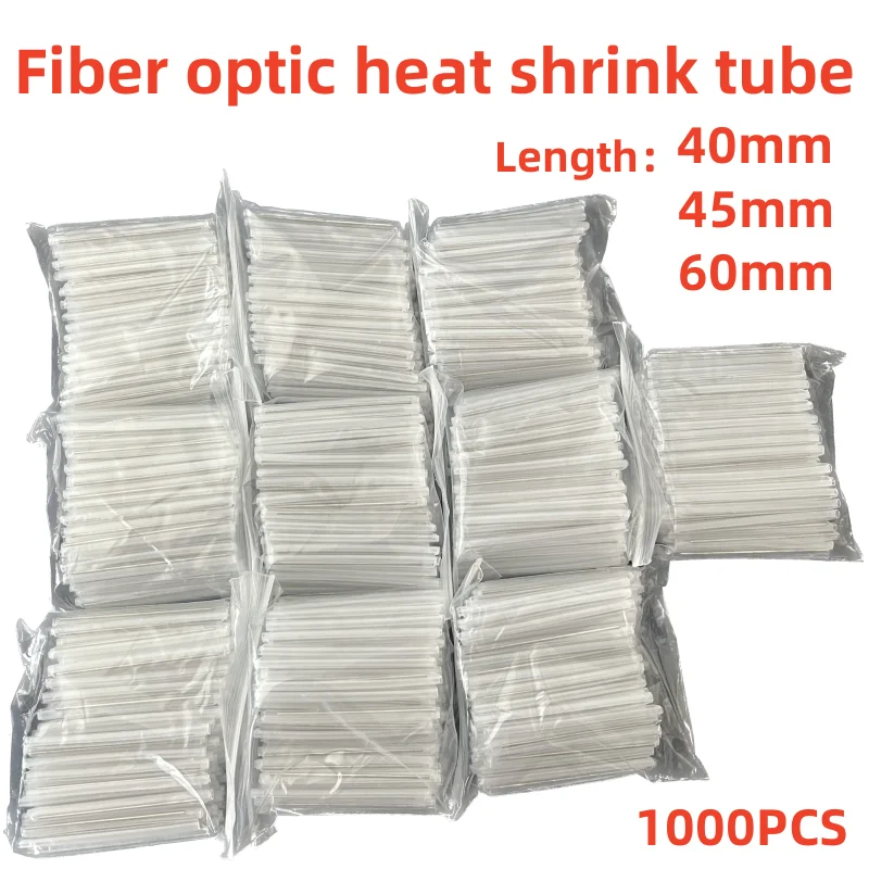 free shipping 1000pcs/lot 40mm 45m 60mm Fiber Optic Fusion Protection ...