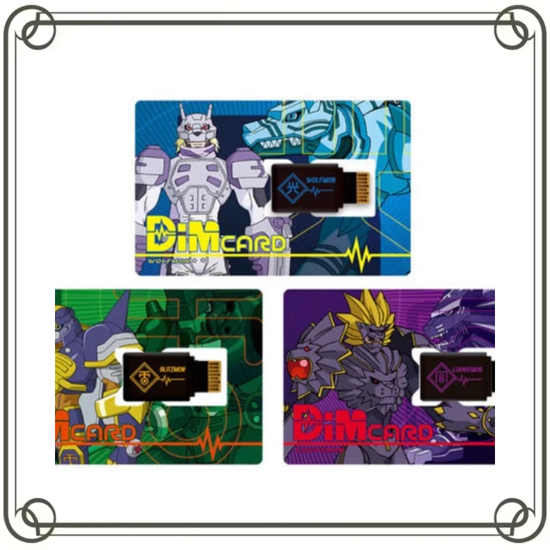 BANDAI Digimon Adventure DIM Card VITAL BRACELET Wolfmon Anime Action ...
