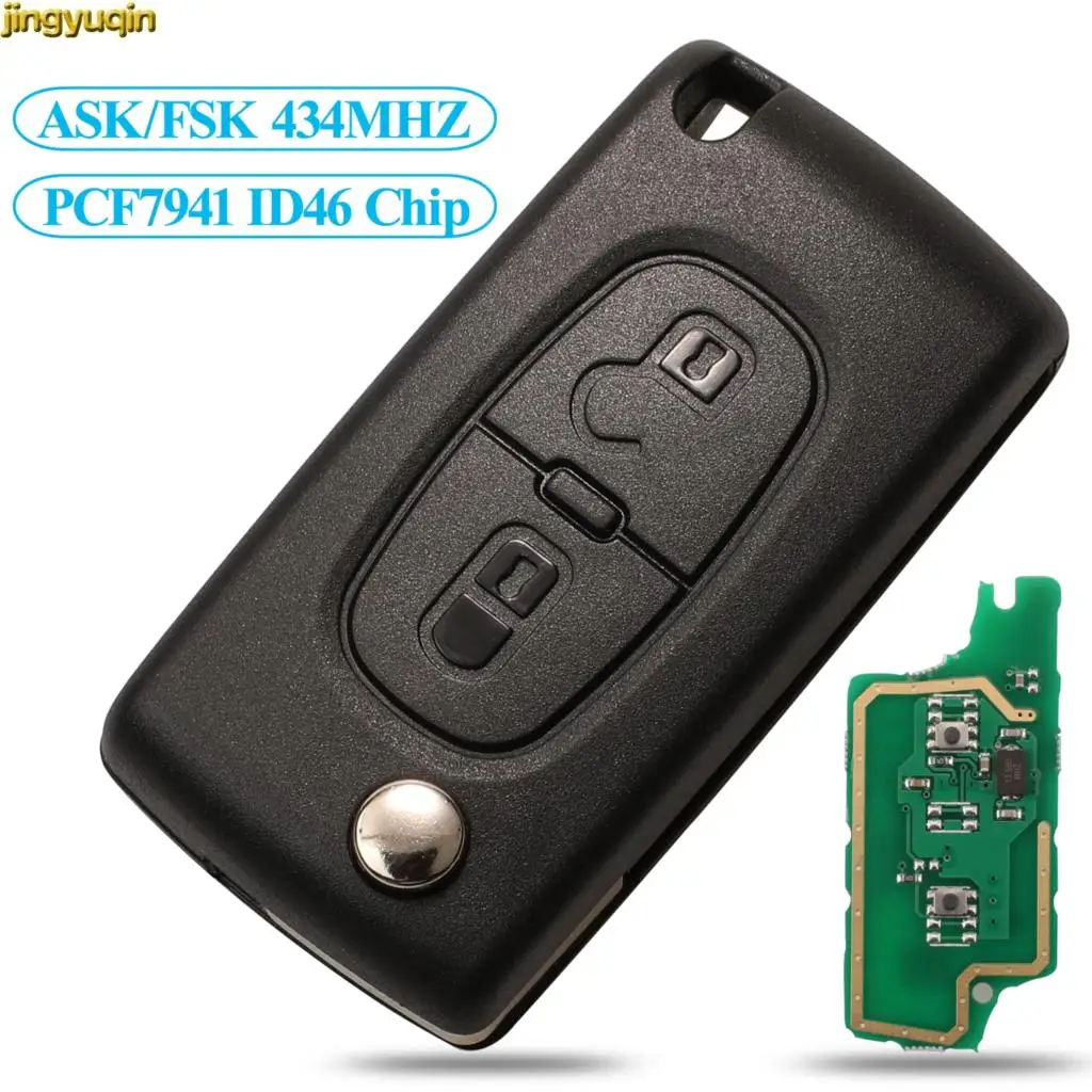Jingyuqin-uzaktan-katlan-r-araba-anahtar-ASK-FSK-Citroen-C3-C4-i-in ...