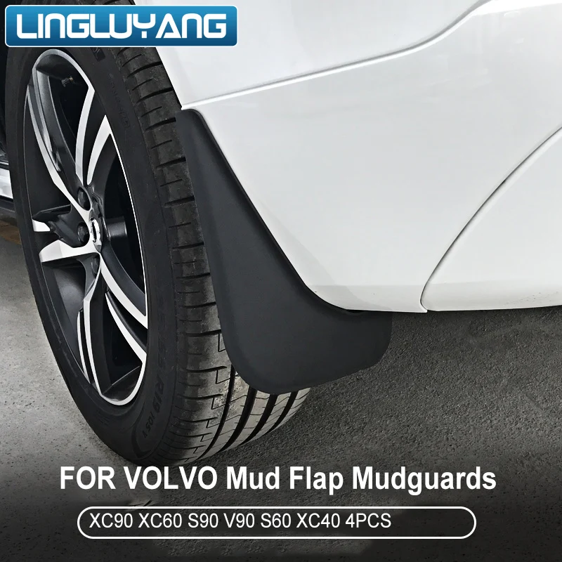 Car Accessories For Volvo Xc90 S60 Xc60 S90 Xc40 Fender Mudguard 4pcs ...