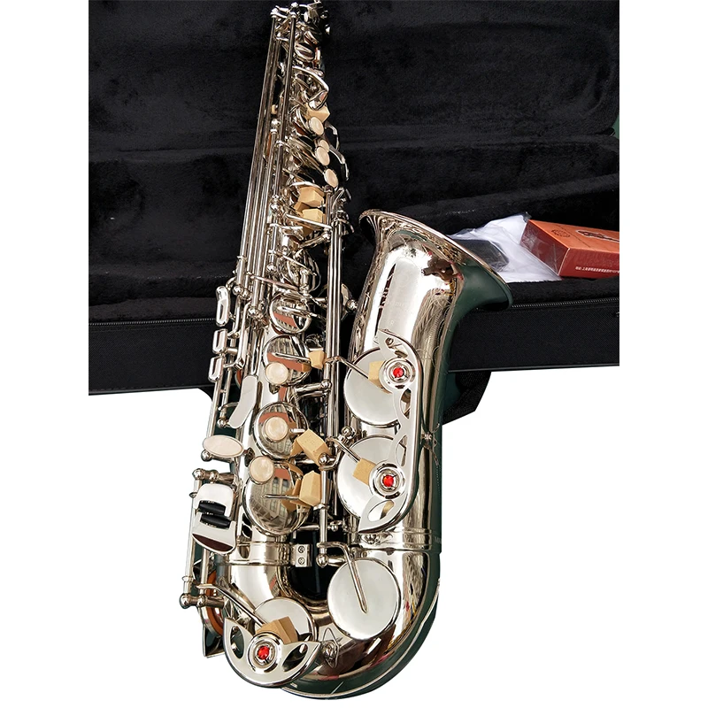 High-Quality-Classic-Mark-Model-Alto-Eb-Tune-Saxophone-Nickel-Plated-E ...