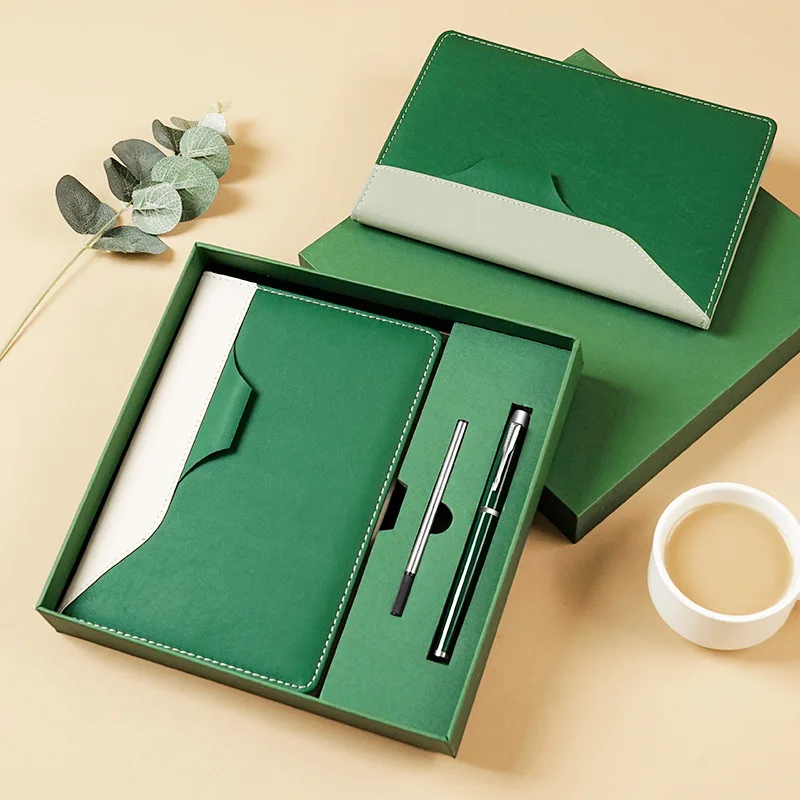 Notebook-Business-Gift-Thickened-Meeting-Notebook-with-Pen-Insert-High ...