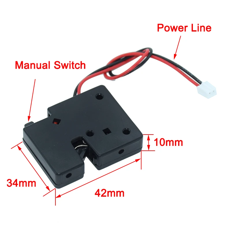 DC3~5V Smart Electromagnetic Lock 4 Line Type – Ktechnics Systems